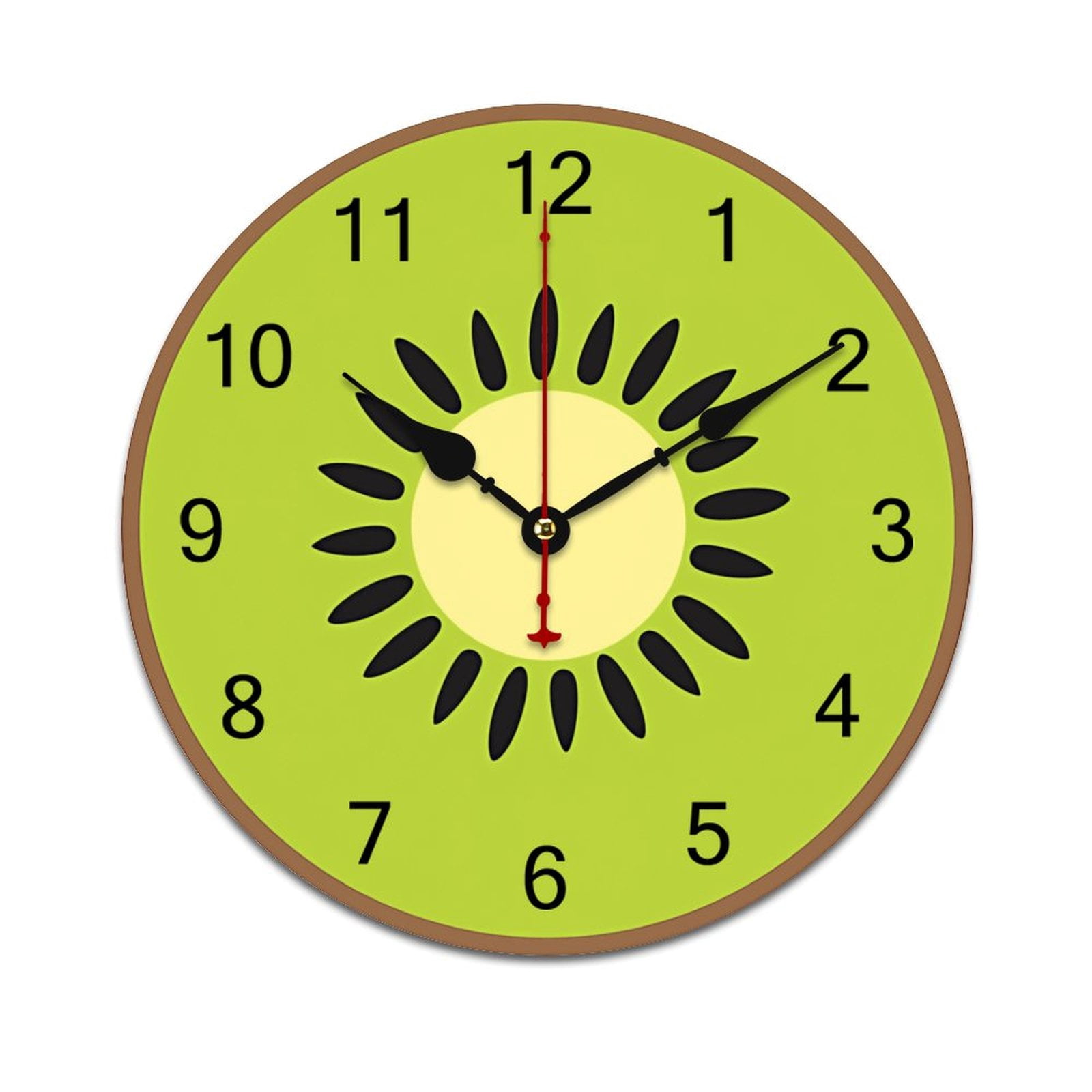 Colorful Fruit Pattern Bedroom Wall Clock Large Modern Kitchen Dinning ...