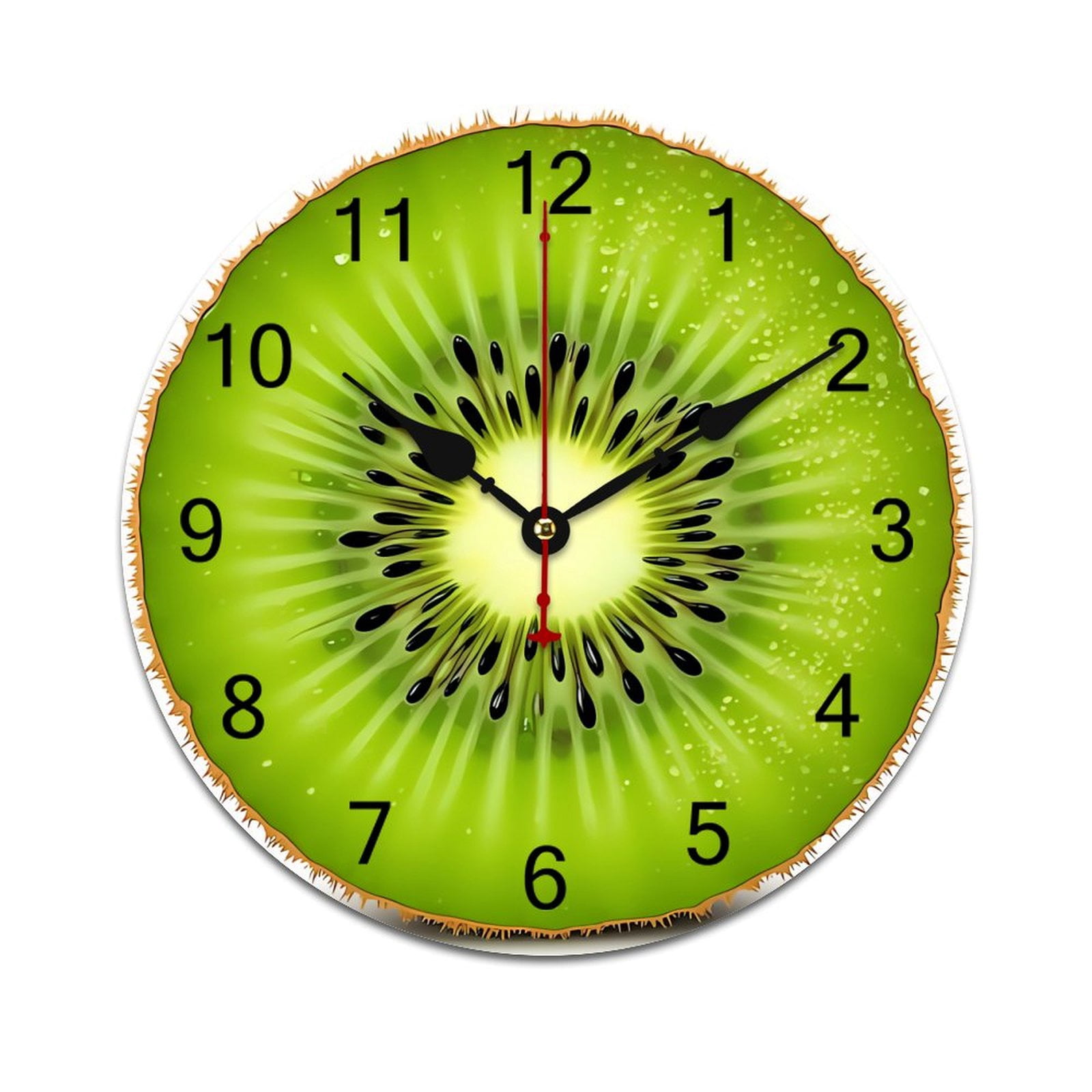 Colorful Fruit Pattern Bedroom Wall Clock Large Modern Kitchen Dinning ...