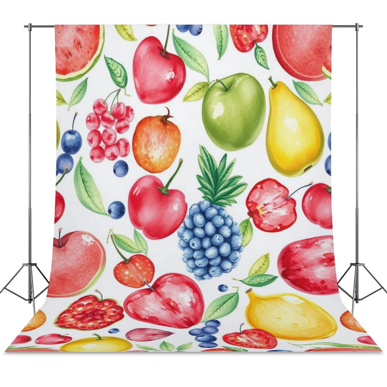 Colorful Fruit Pattern Party Backdrop Birthday Decoration Backgrounds ...