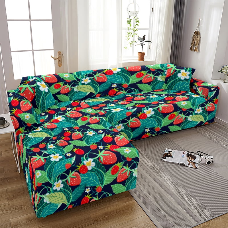 Colorful Fruit Sofa Covers Watermelon Corner Sofas Cover Strawberry ...