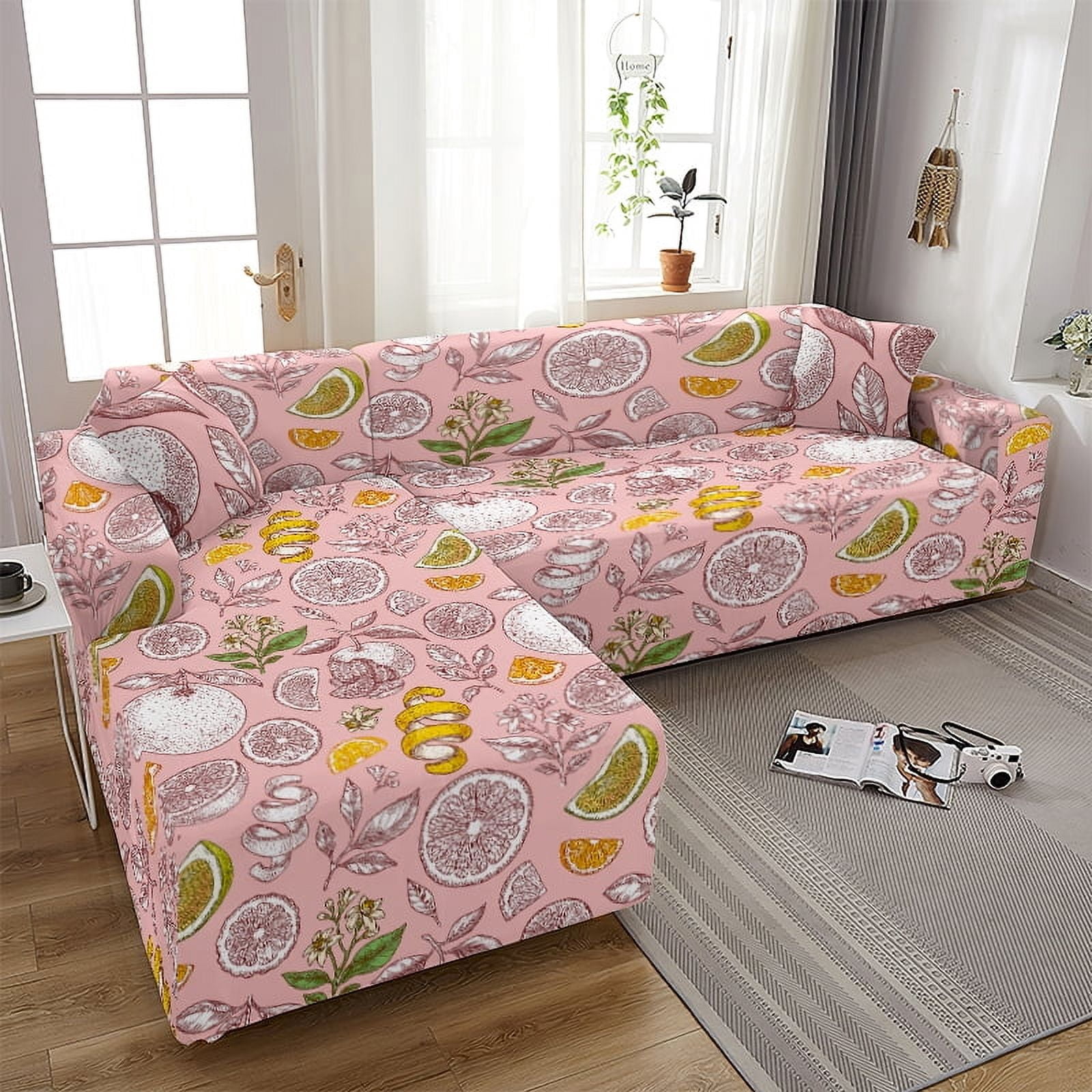 Colorful Fruit Sofa Covers Watermelon Corner Sofas Cover Strawberry ...