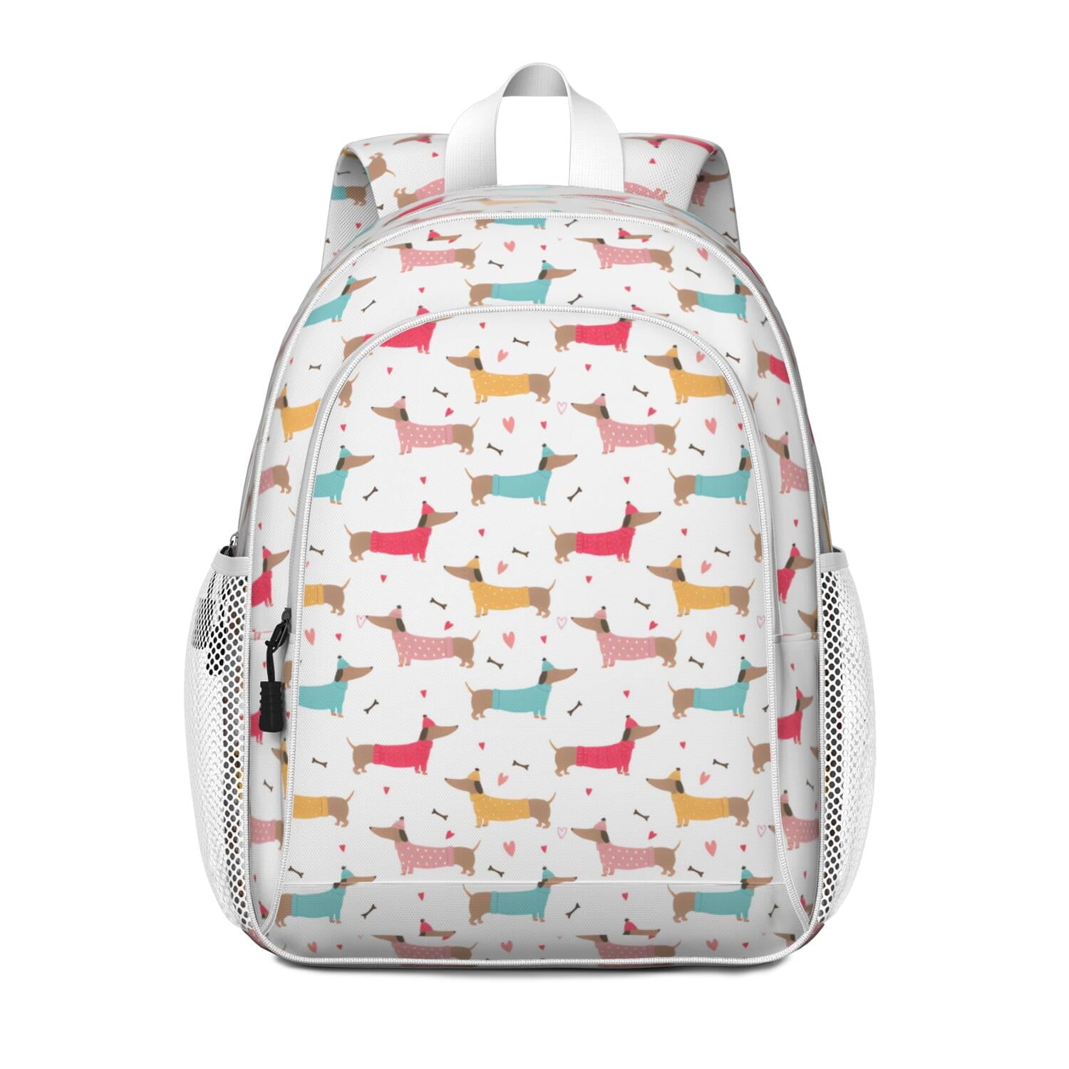 Colorful Funny Dachshund Backpack for School,Cute School Bag,Schoolbag ...
