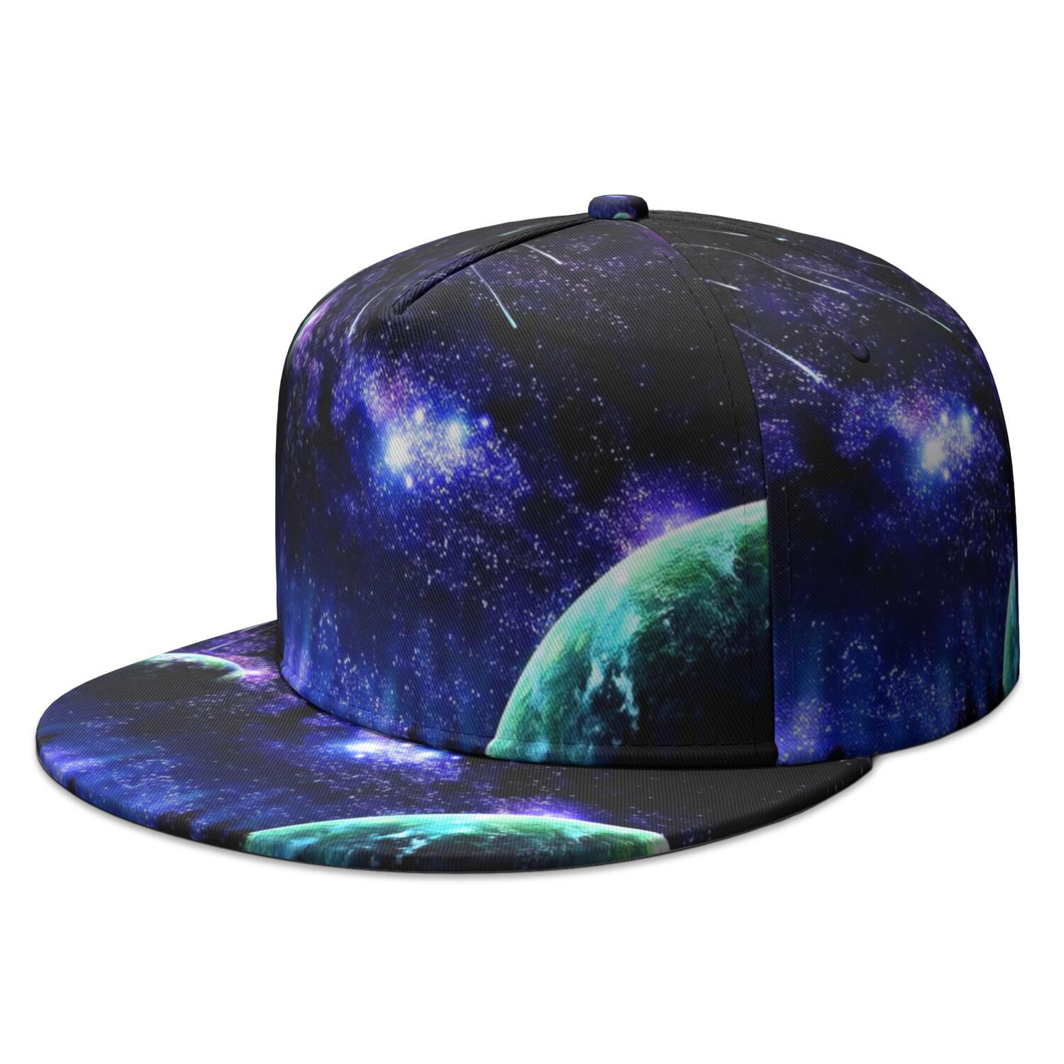 Colorful Galaxy Hat – Sun Moon Stars Design, Breathable Adjustable ...