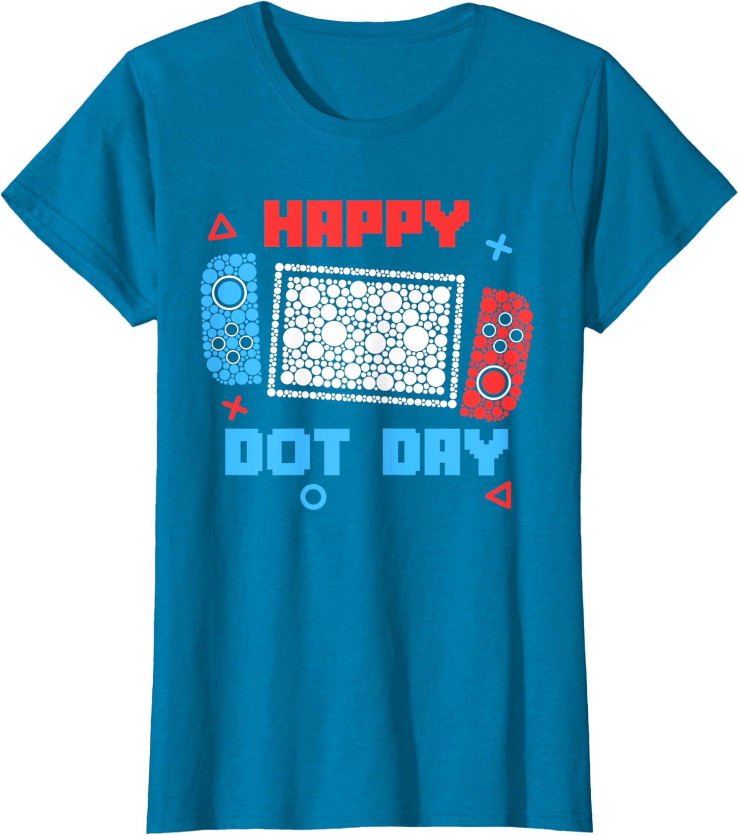 Colorful Game Controller Graphic for Happy Dot Day Gamer Boys ...