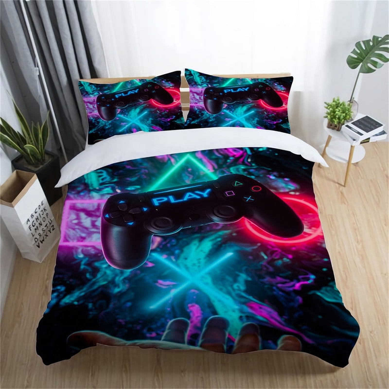 Colorful Game Controller Quilt Cover Duvet Cover Comforter Cover Set ...