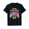 Colorful Gamer Controller Drip 67 T-Shirt for Level Unlocked Fun ...