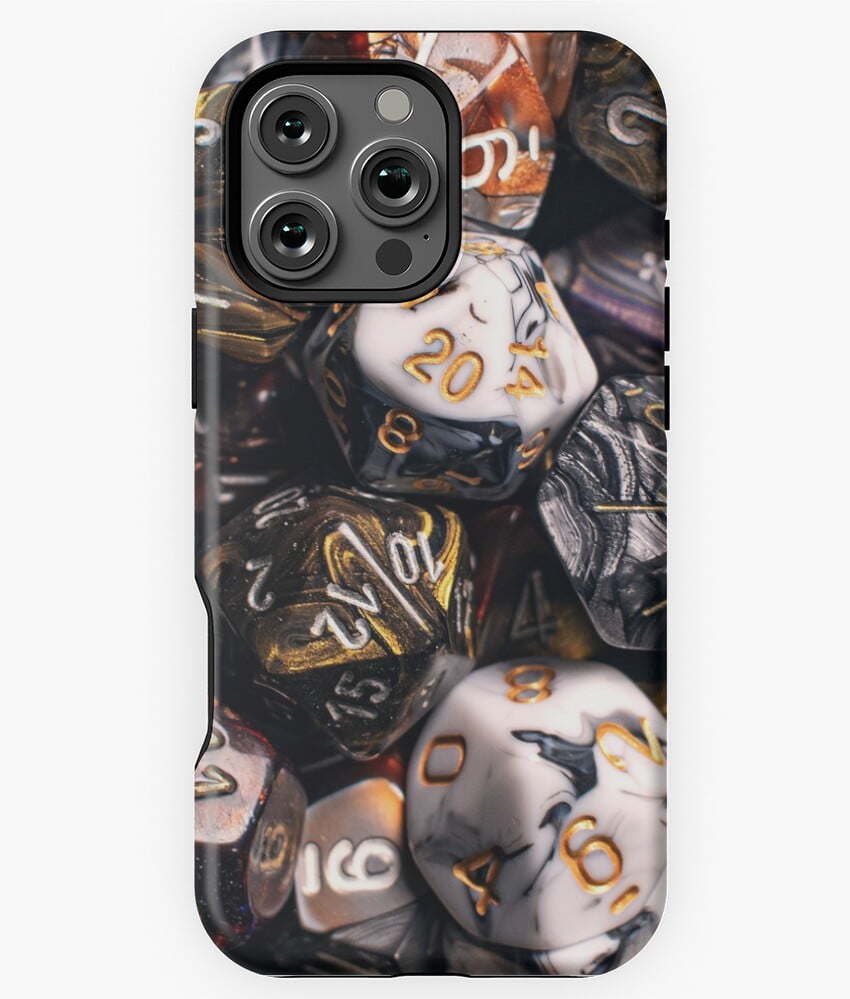 Colorful Gaming Dice Set Pattern N065 Phone Case for iPhone 17 16 15 14 ...