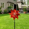 Colorful Garden Windmill Spinner, Large Outdoor Decorative Windmill for ...