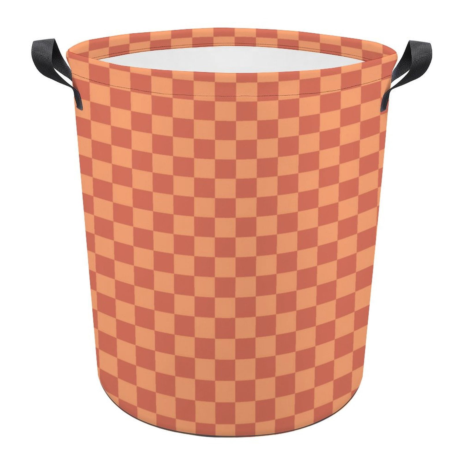 Colorful Geometric Checkered Print Foldable Laundry Basket for Clothes ...