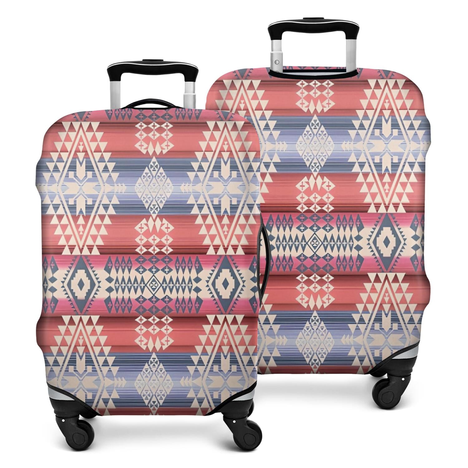 Colorful Geometric Striped Pattern (9) Luggage Cover Fashion Suitcase ...