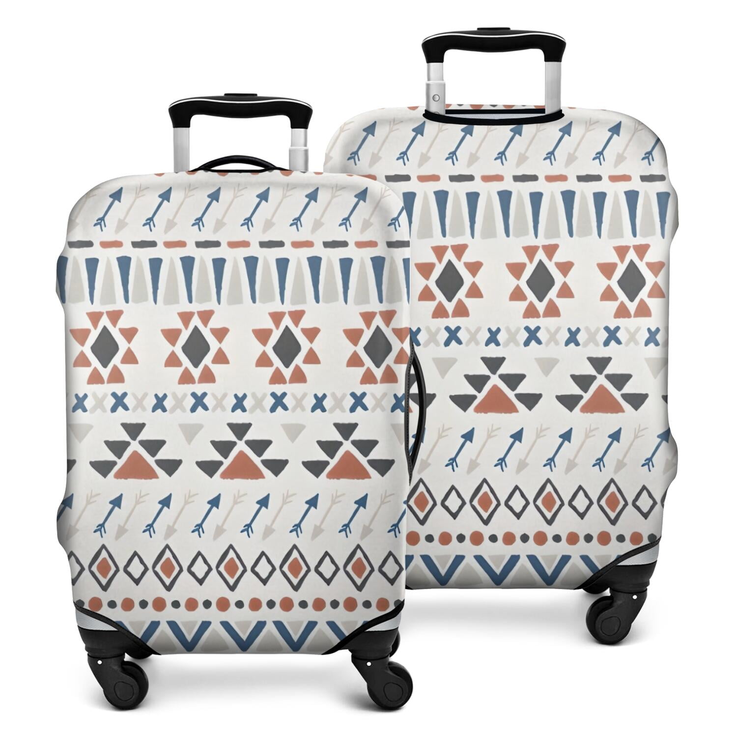 Colorful Geometric Triangle Arrow Pattern Luggage Cover Fashion ...