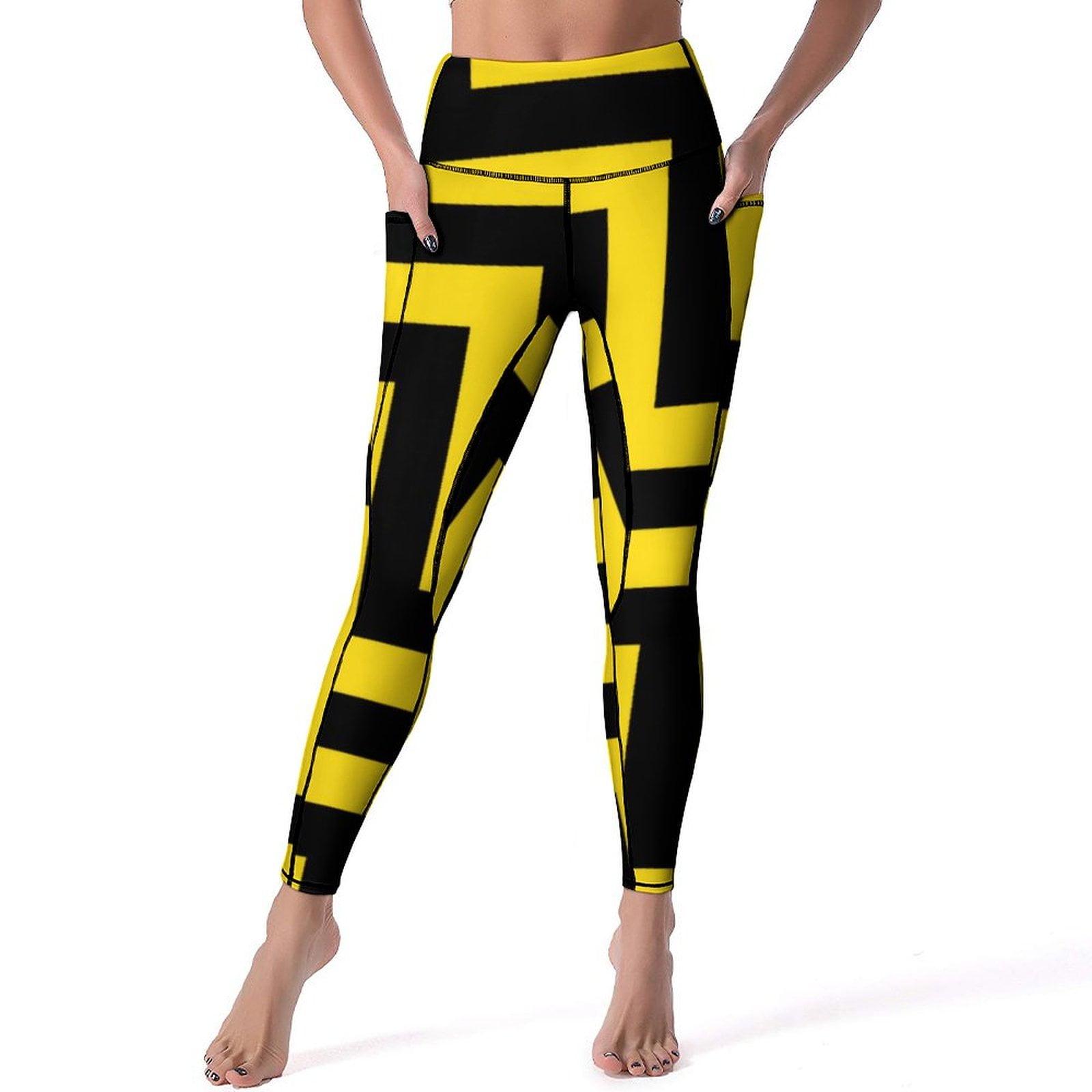 Colorful Geometric Yoga Pants Sexy Stained Glass Print Graphic Leggings ...