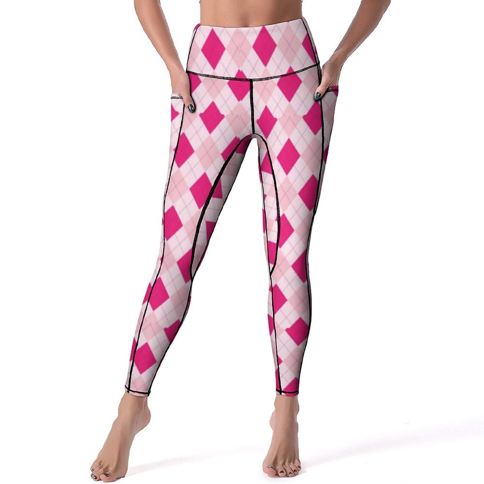 Colorful Geometric Yoga Pants Sexy Stained Glass Print Graphic Leggings ...