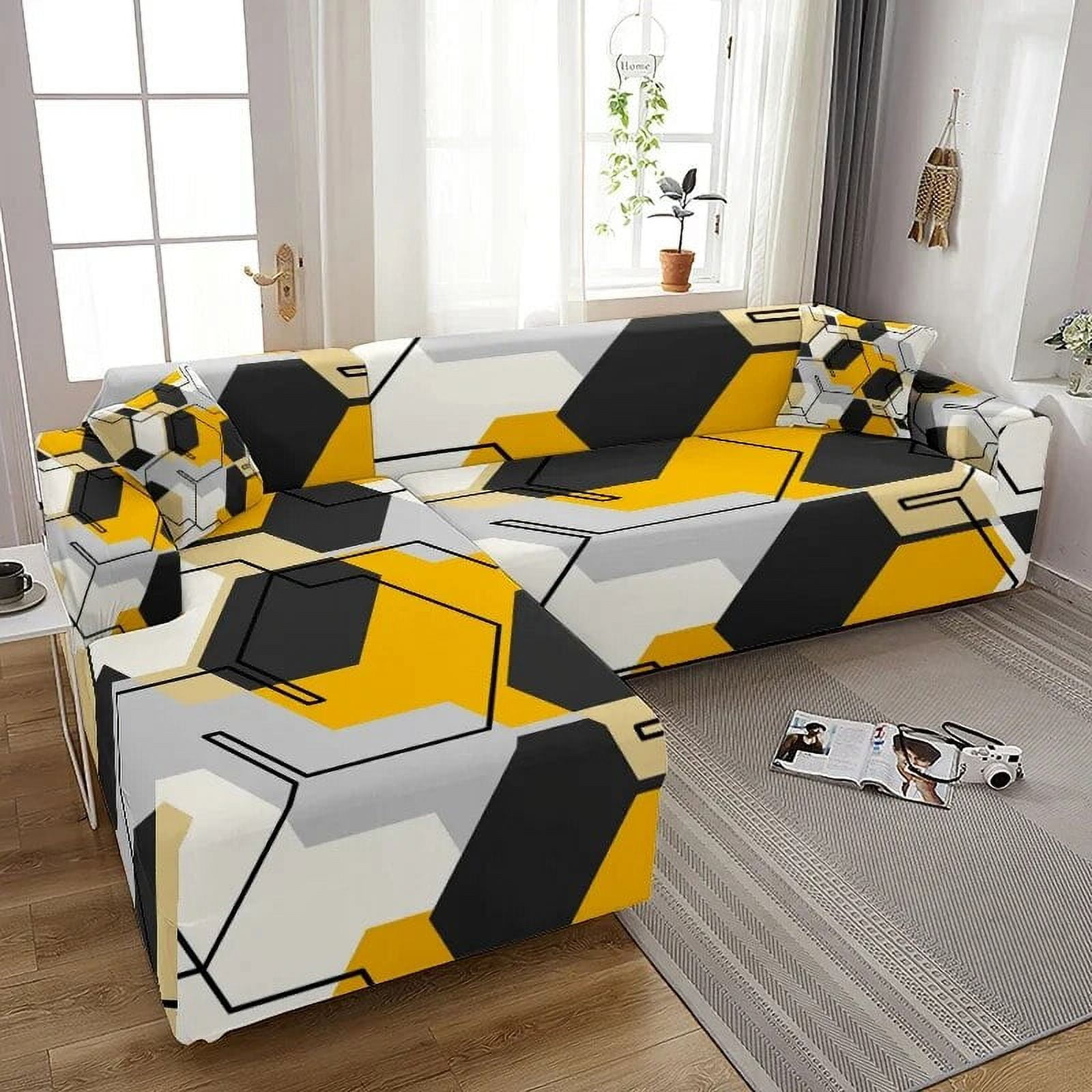 Colorful Geometry Pattern Cushion Cover Sofa Cover for Living Room ...