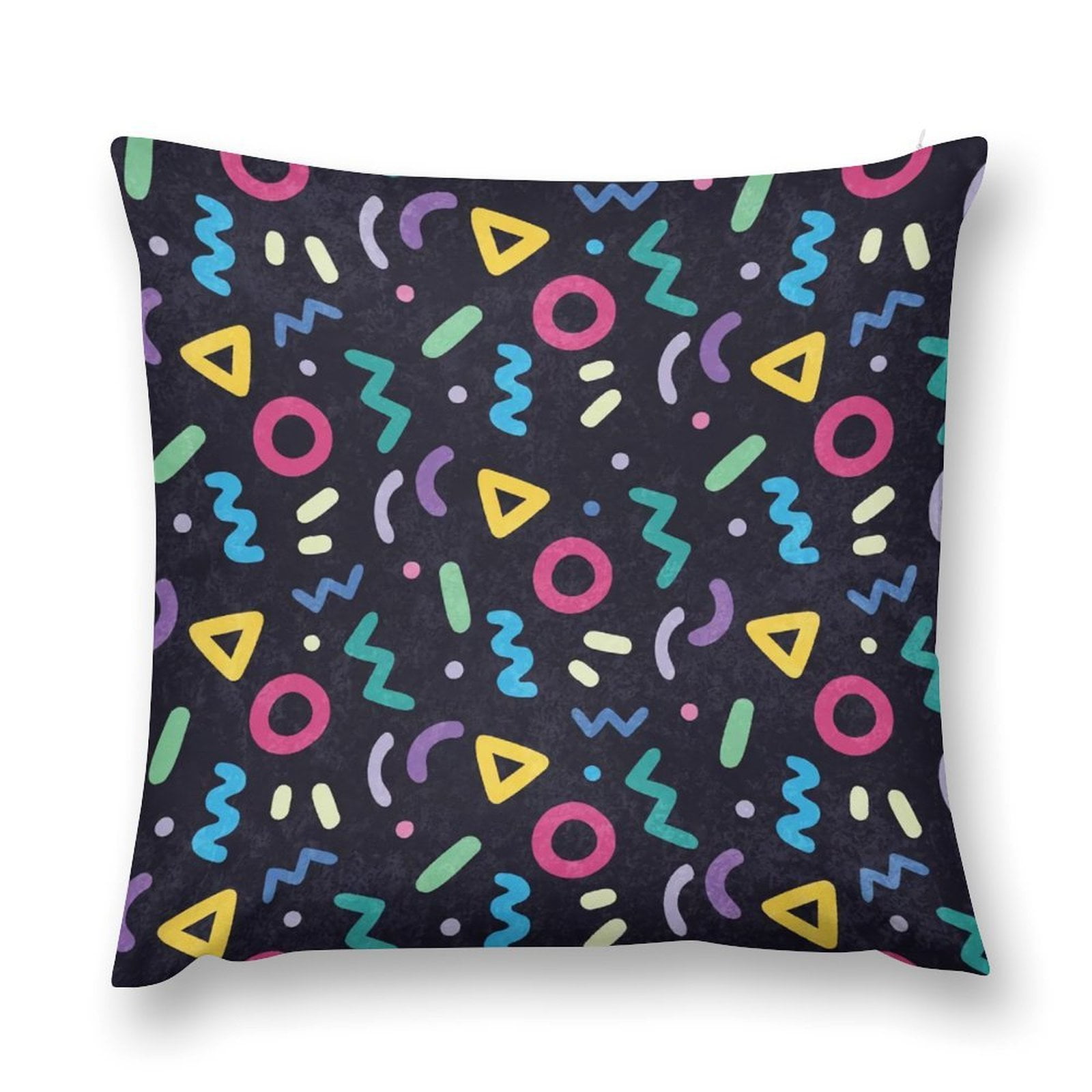 Colorful Geometry Pillow Covers, Square Soft Decorative Throw ...