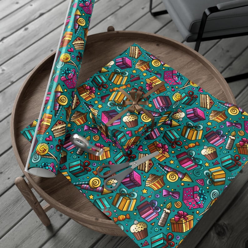 Colorful Gift Wrap Papers for Every Celebration, 58x23in Fun Wrapping ...