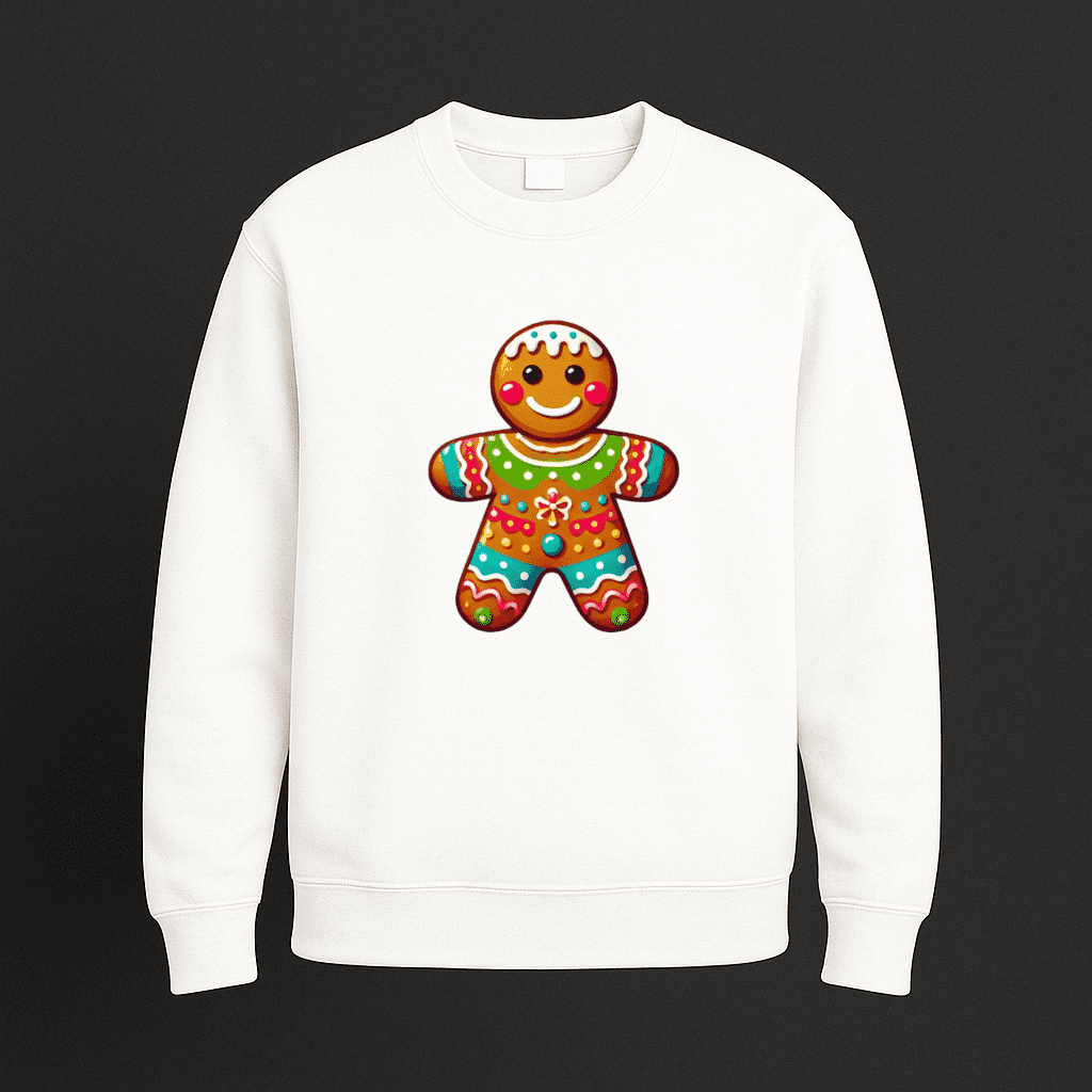 Colorful Gingerbread Cookie Festive Holiday Sweet Treat Design Style ...