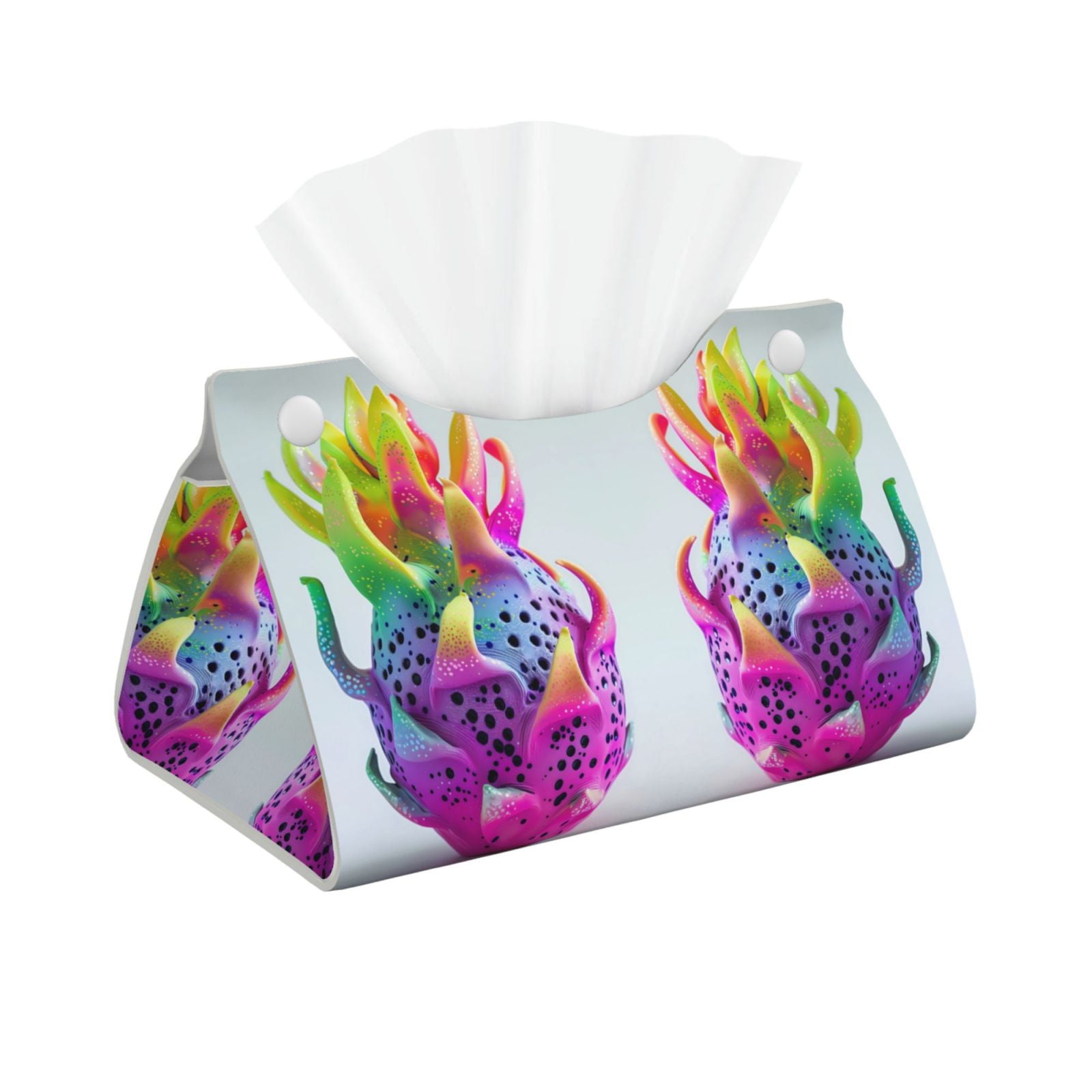 Colorful Glitter Dagon Fruit Leather Tissue Box Cover - Long PVC Tissue ...