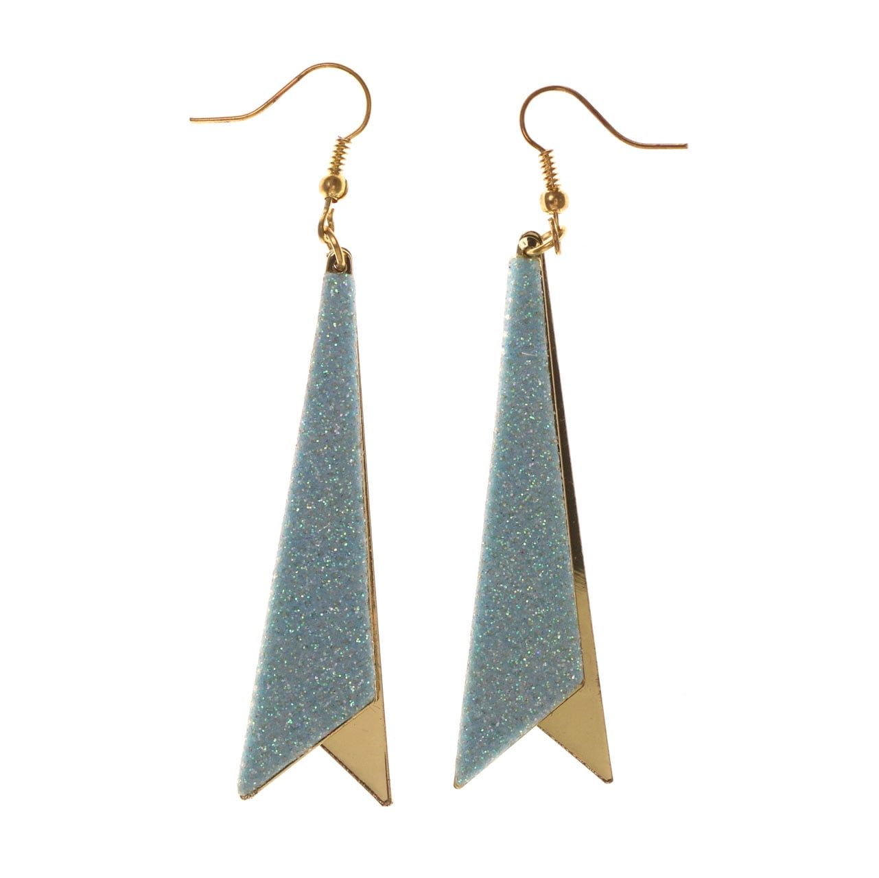 Colorful Glitter Sparkle Dangle-Earrings #LQE2678 - Walmart.com