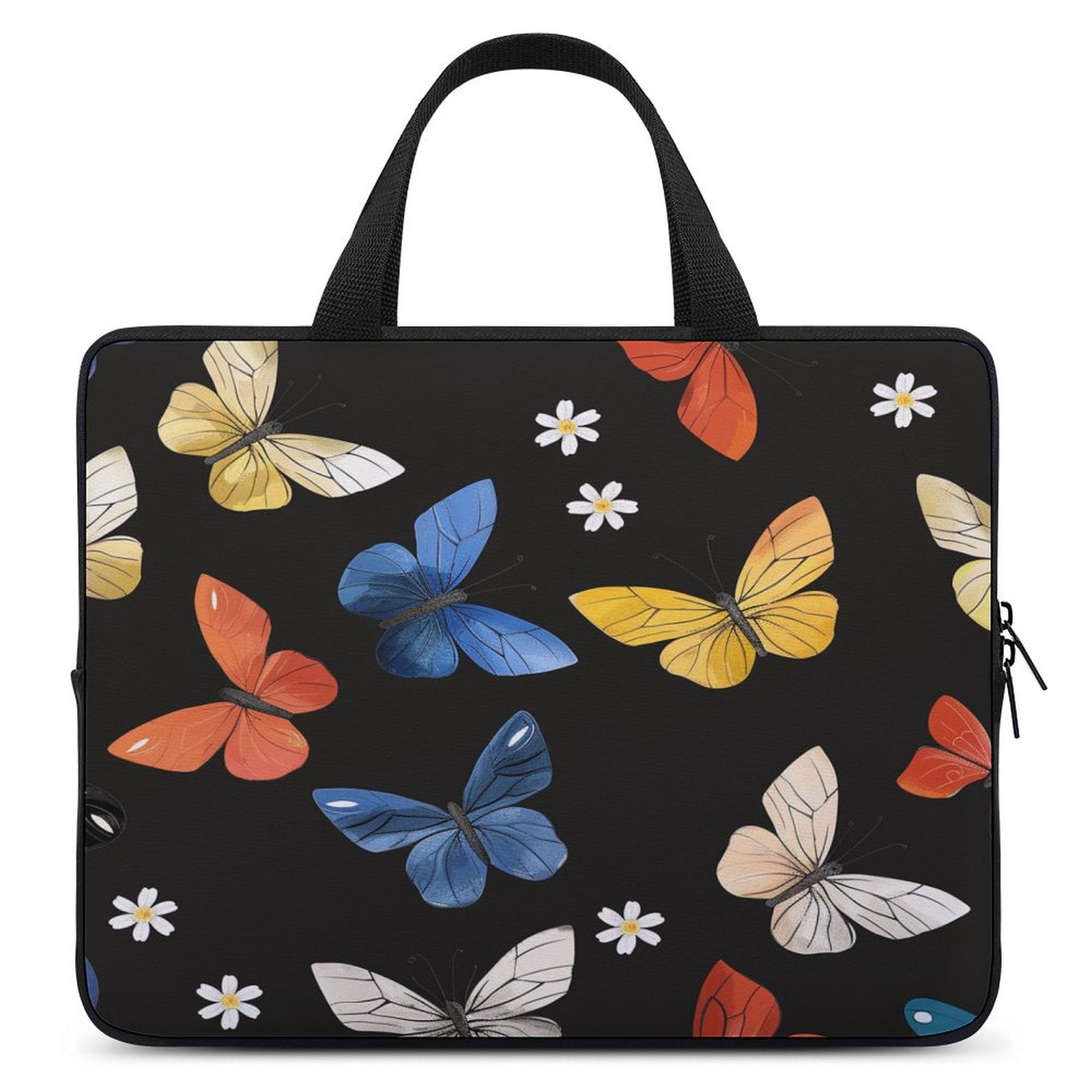 Colorful Glowing Butterfly Laptop Bag Women Man 10 12 13 15 17 Inch ...