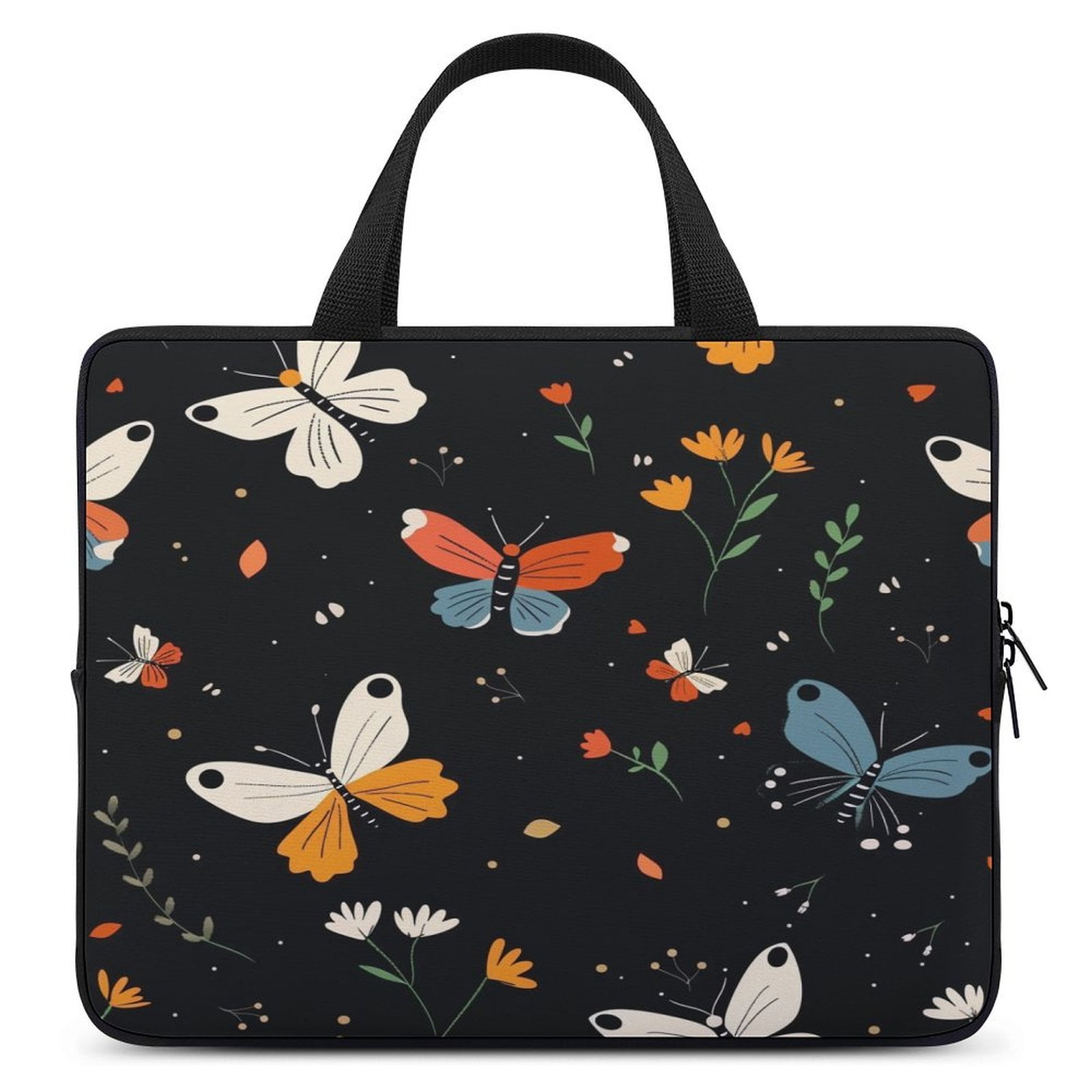 Colorful Glowing Butterfly Laptop Bag Women Man 10 12 13 15 17 Inch ...