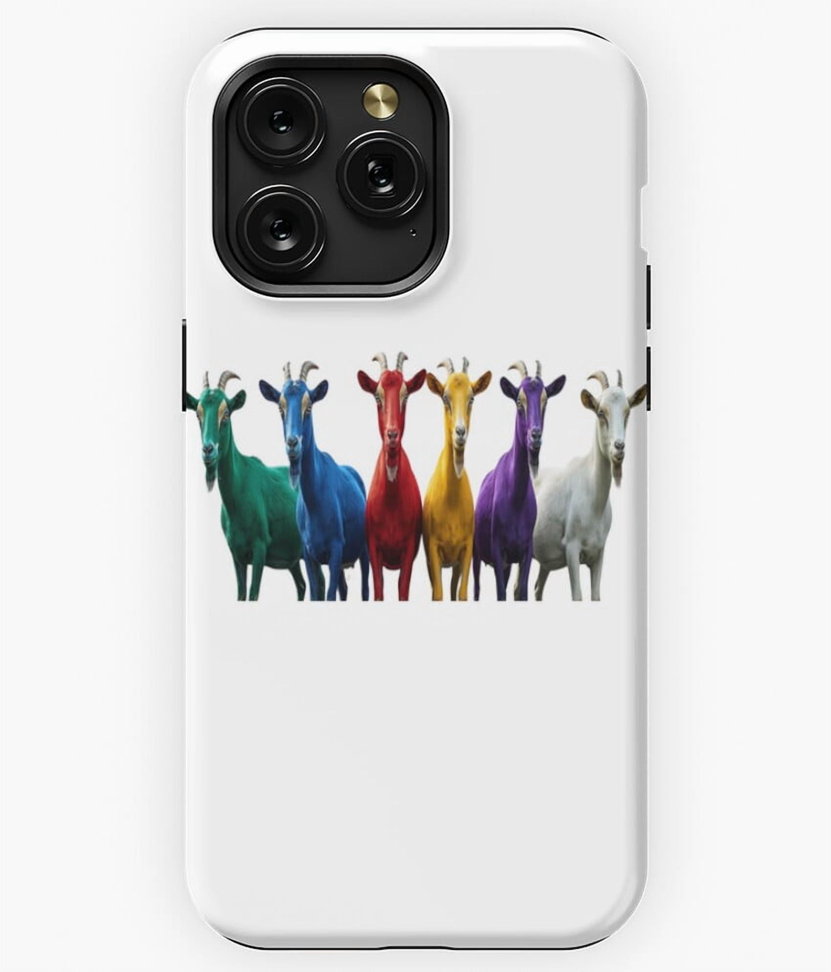 Colorful Goats Pop Art Farm Animal Graphic Design A2856 Phone Case for ...