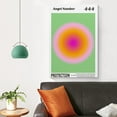 Colorful Gradient Aura Angel Numbers Poster Aesthetic Inspirational