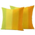 Colorful Gradient Outdoor Waterproof Throw Pillow Covers Set of 2, 26 ...
