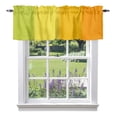 Colorful Gradient Valances for Windows Green Yellow Orange Ombre ...