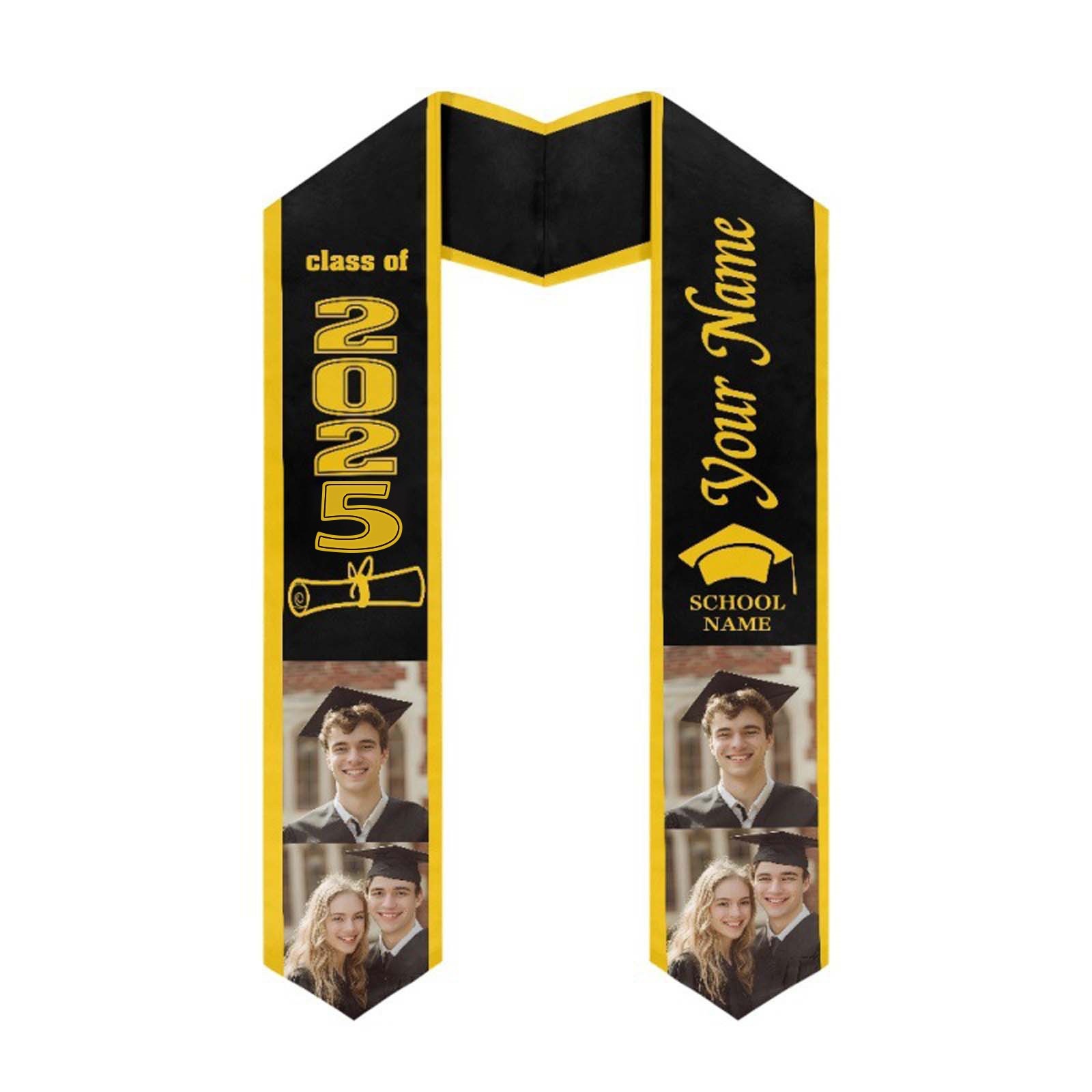 Colorful Graduation Shawl For Class Of 2025 Graduation Season Academic ...