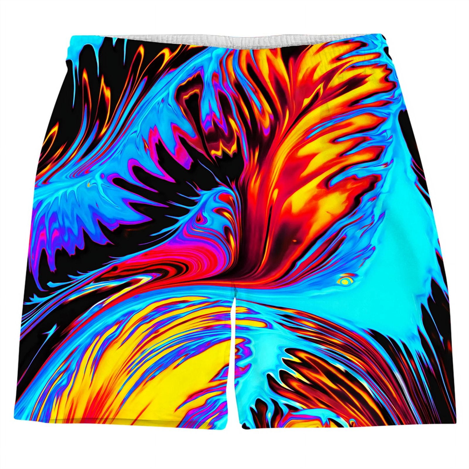 Colorful Graffiti 3D Printed Surfing Board Shorts Cool Summer Street ...