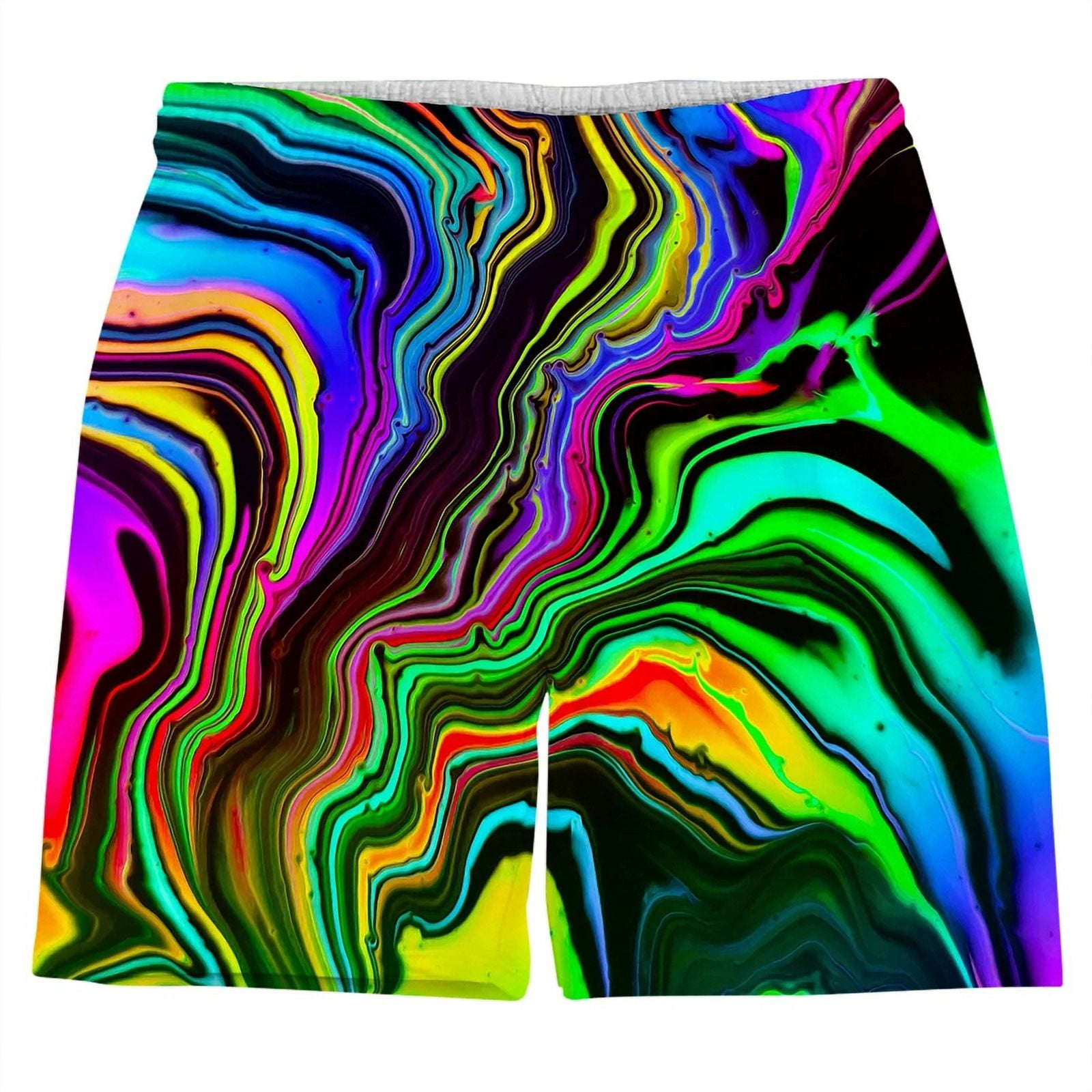 Colorful Graffiti 3D Printed Surfing Board Shorts Cool Summer Street ...