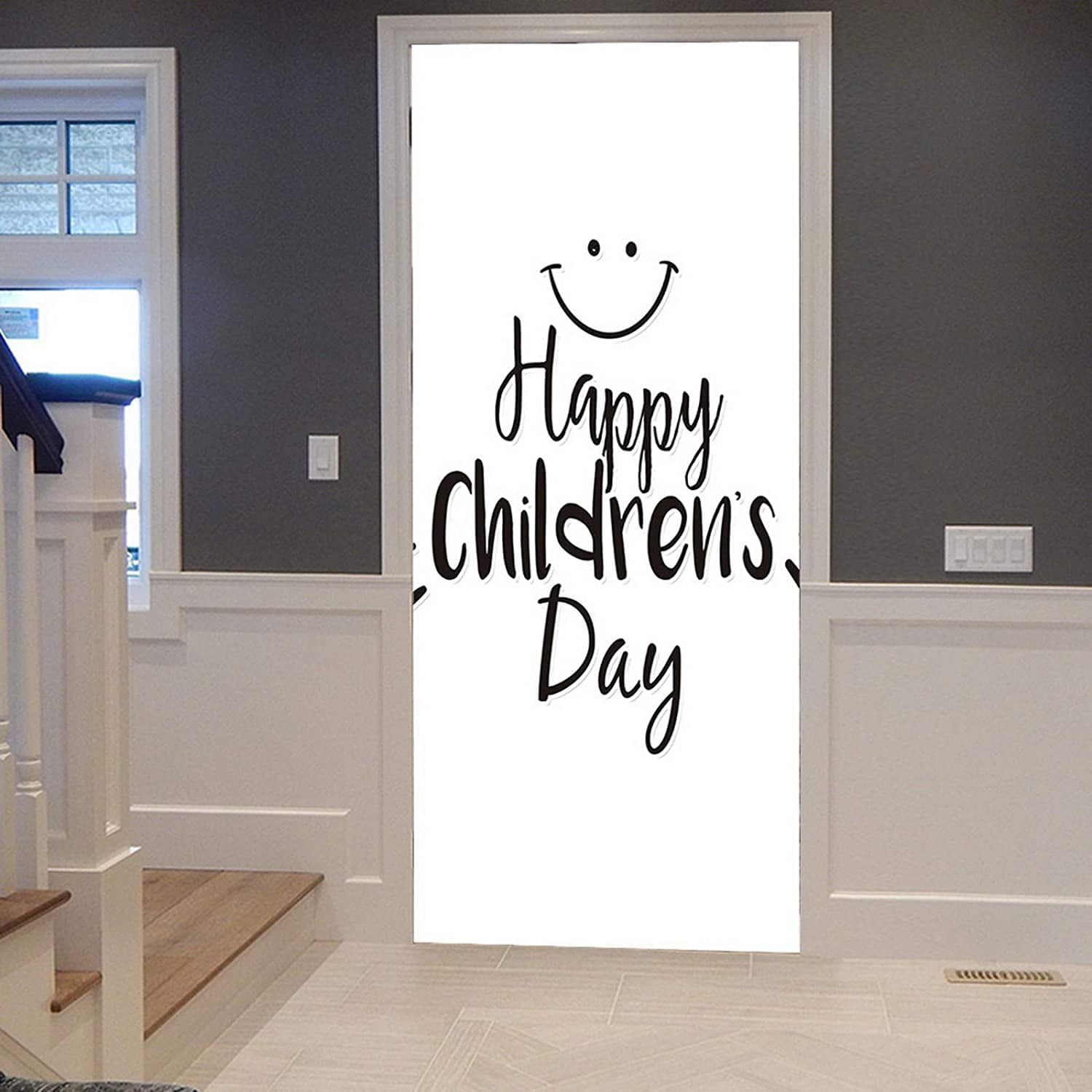 Colorful Graffiti Door Sticker Street Mural Art Door Decal Removable ...