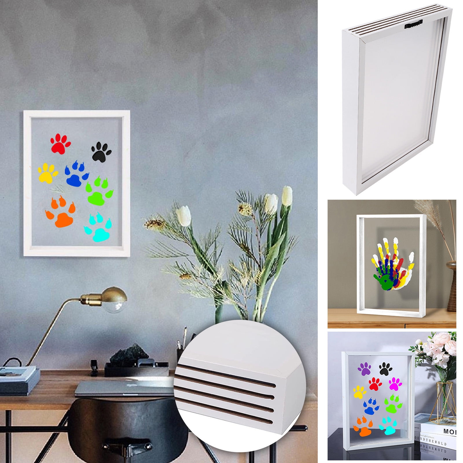Colorful Graffiti Handprint Photo Frame | Multi-Purpose Oil Painting ...
