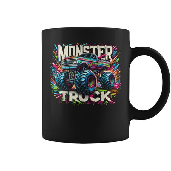Colorful Graffiti Monster Truck Coffee Mugs - Walmart.com