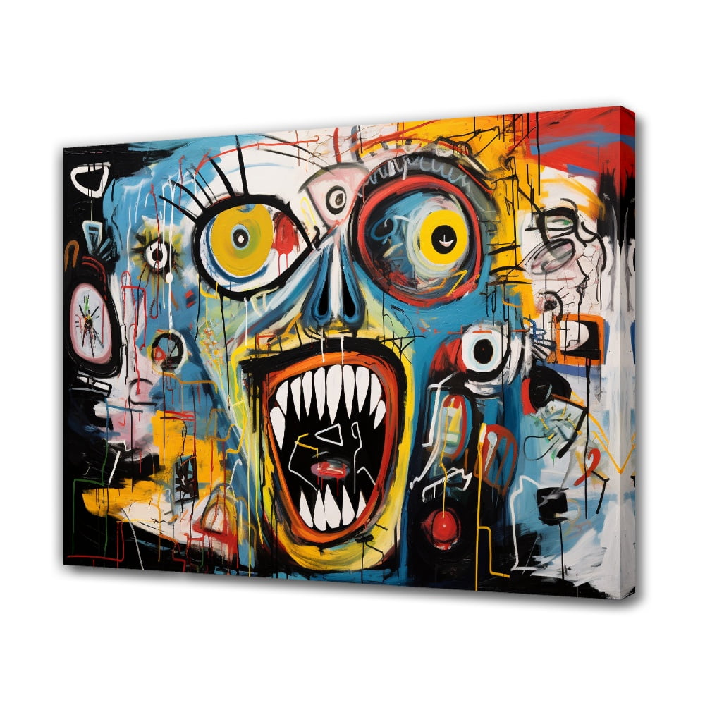 Colorful Graffiti Painting Abstract Art Style Framed Gallery Poster ...
