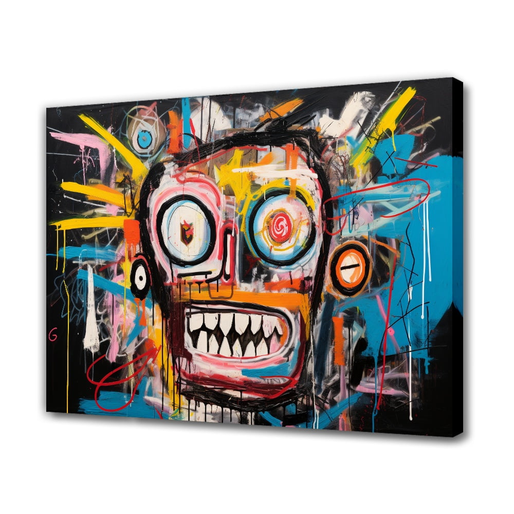 Colorful Graffiti Painting Abstract Art Style Framed Gallery Poster ...