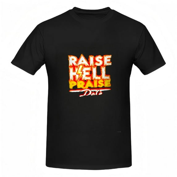 Colorful Graphic Cotton Short Sleeve T-Shirt for Women - " RAISE PRAISE ...