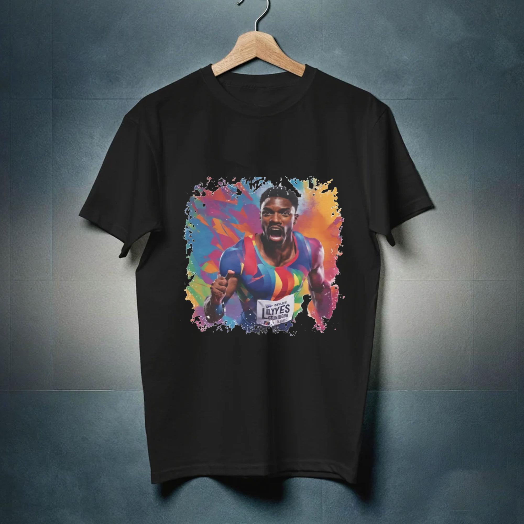 Colorful Graphic Splash Shirt for Active Wear - Walmart.com