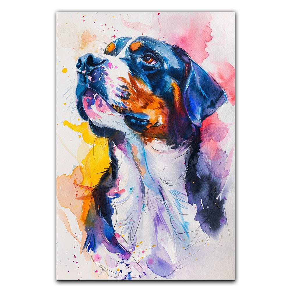 Colorful Greater Swiss Mountain Wall Art Abstract Dog Posters Animal ... Colorful Greater Swiss Mountain Wall Art Abstract Dog Posters Animal ...