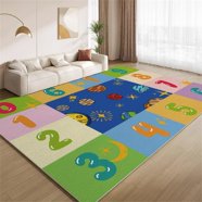 JML Area Rugs 5'x7', Kids Playmat Rugs, Educational Learning Area Rugs ...