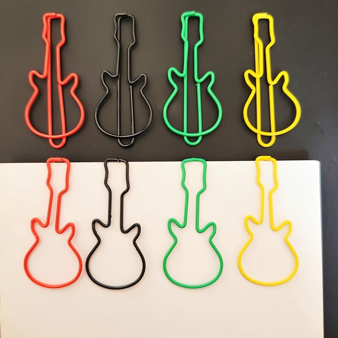 Colorful Guitar Clips (50) - Office paper fasteners - Walmart Business ...