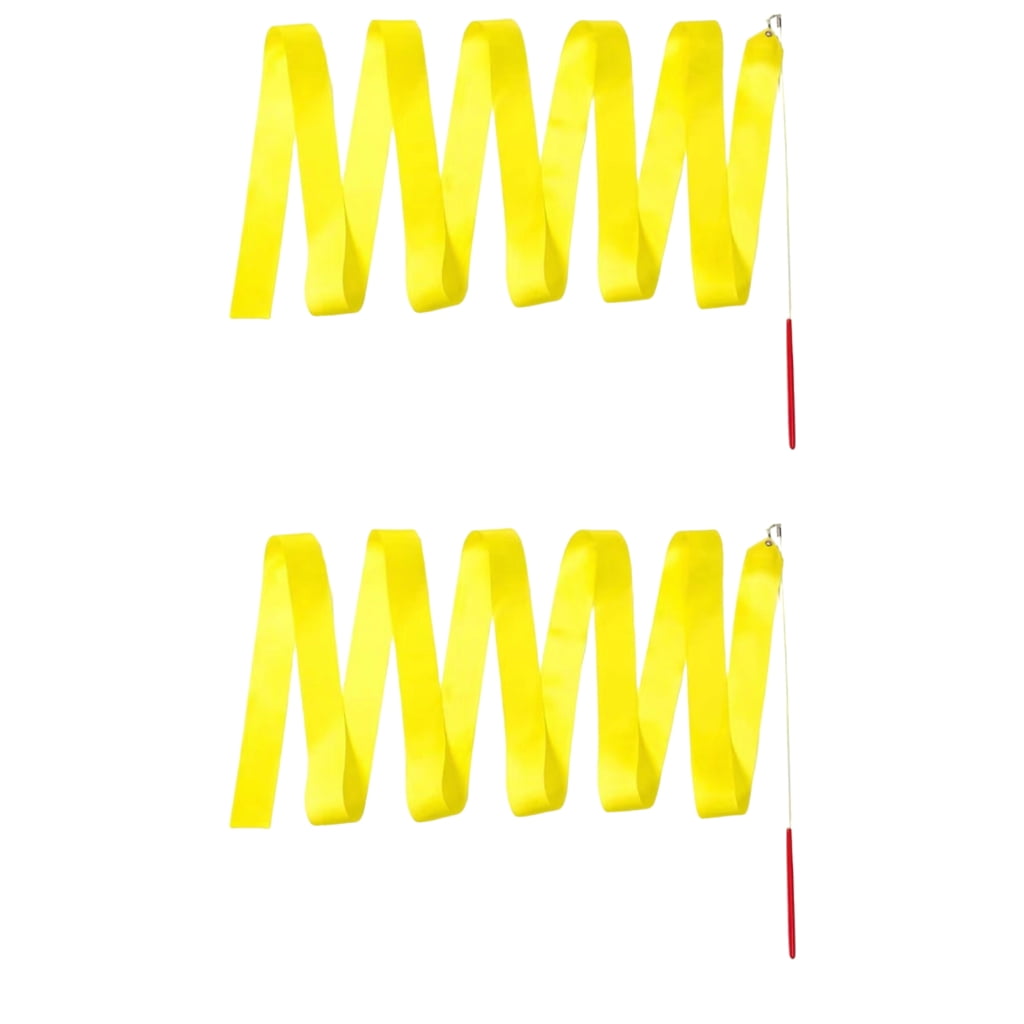 Colorful Gymnastics Ribbon with Twirling Rod, Ribbon Wand for Artistic ...