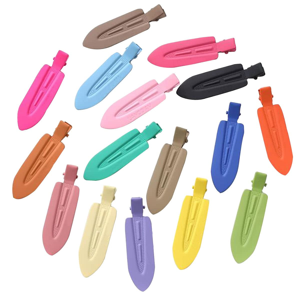 Colorful Hair Clips,50pcs No Crease Hair Clips Duck Bill Clips Hair ...