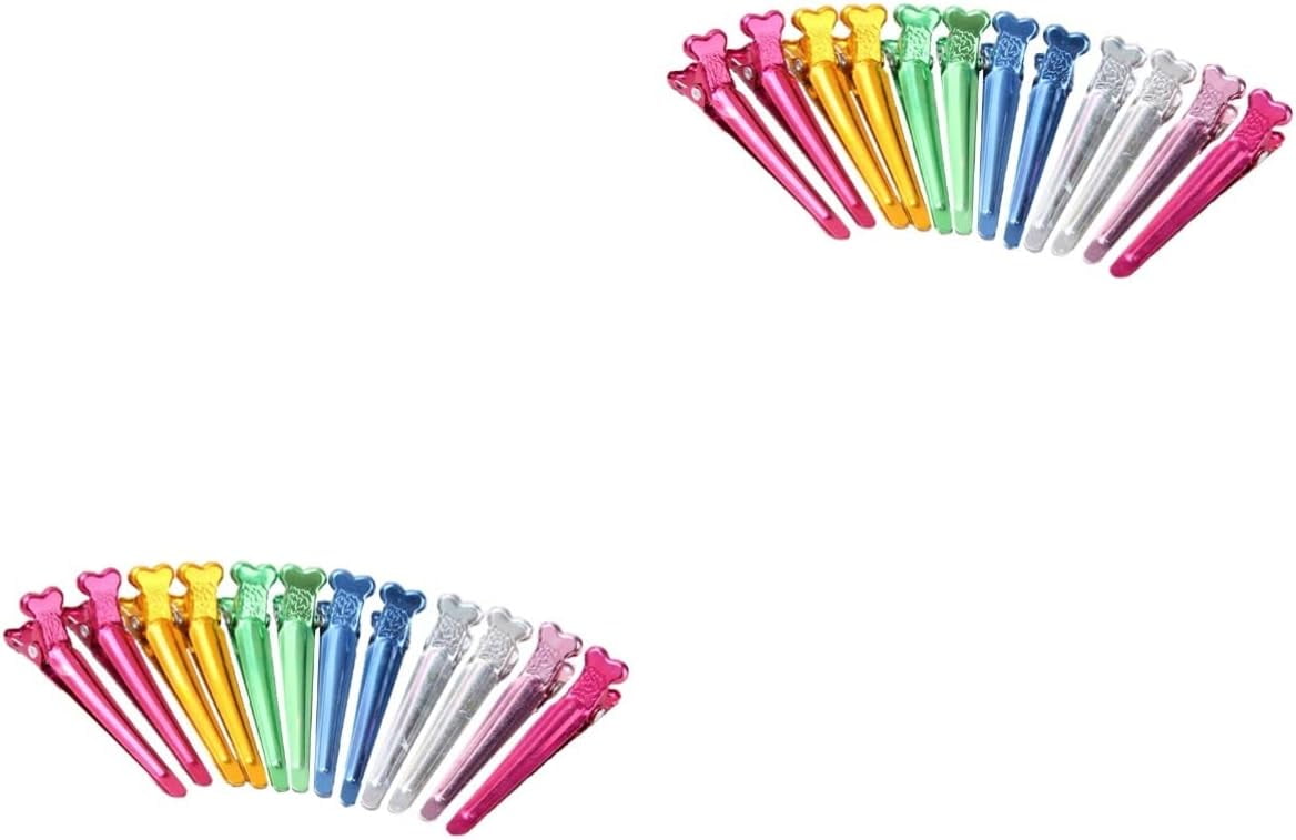 Colorful Hair Clips Sectioning Hair Clips 100 Perm Duckbill Hair Clips ...