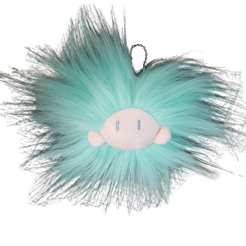 Colorful Hair Rag Doll Keychain Cute Plush Toy Pendant Women Handbag ...