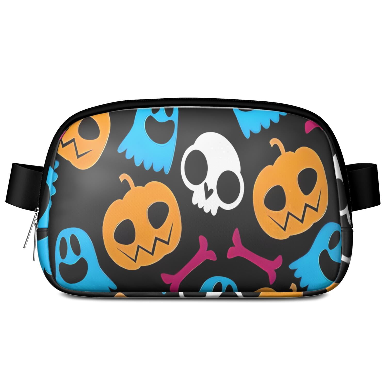 Colorful Halloween Elements Pattern Cute Fanny Packs for Women,Travel ...