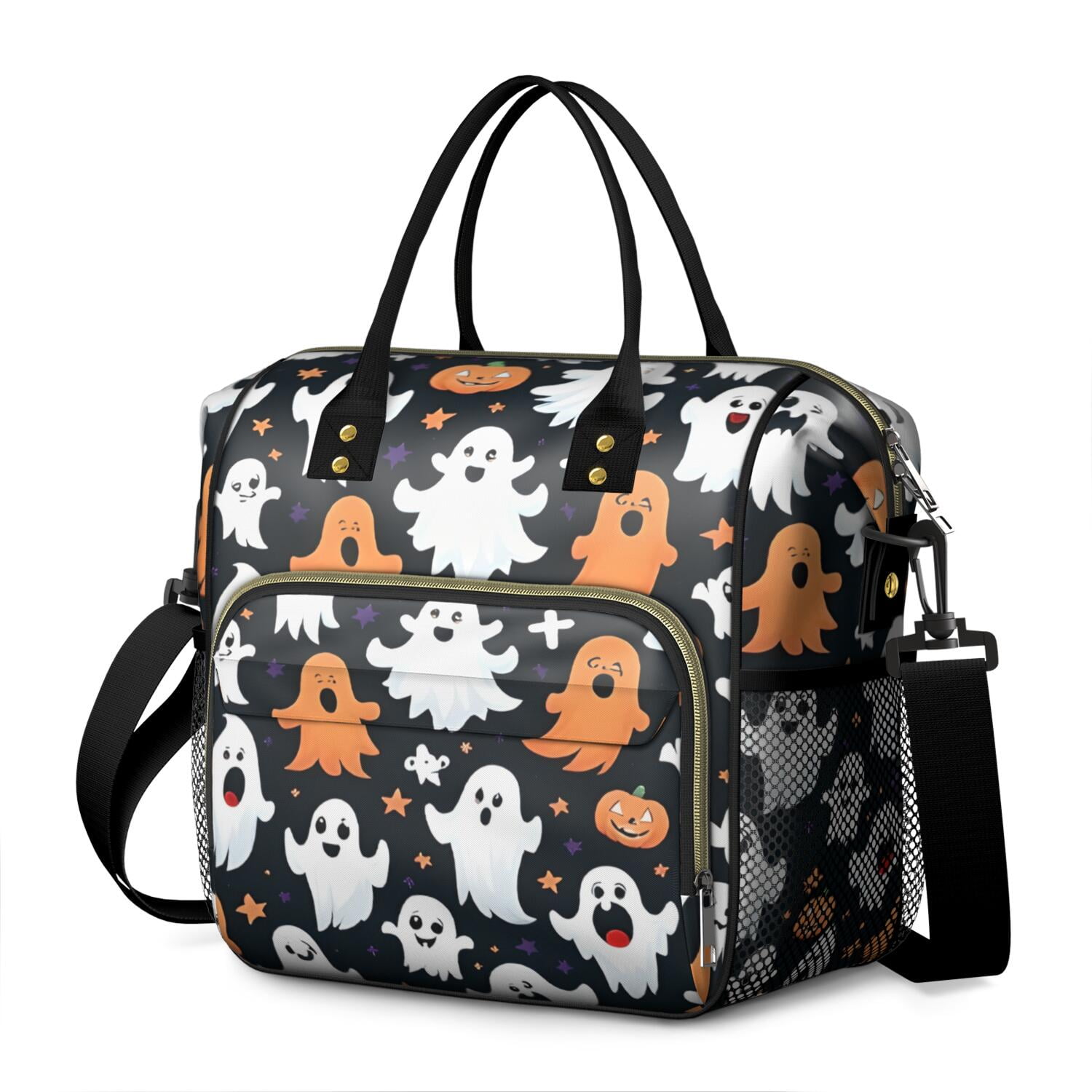 Colorful Halloween Ghosts Pattern Womens Lunch Box for Work,Insulated ...