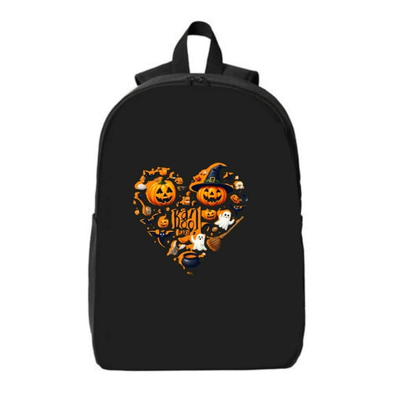 Colorful Halloween Heart Design Laptop Backpack - Fits 15 " Laptop ...