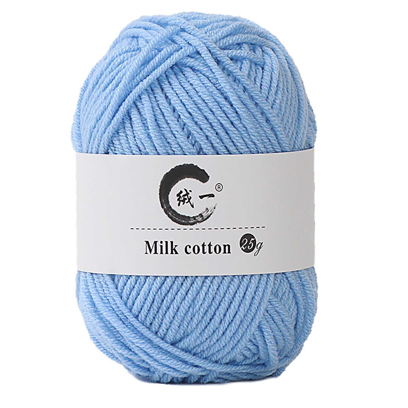 Colorful Hand Knitting Yarn, 25g Milk Cotton Crochet Thread, Soft 4 ...